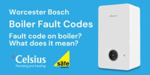 Worcester boiler fault codes - what do they mean? Celsius