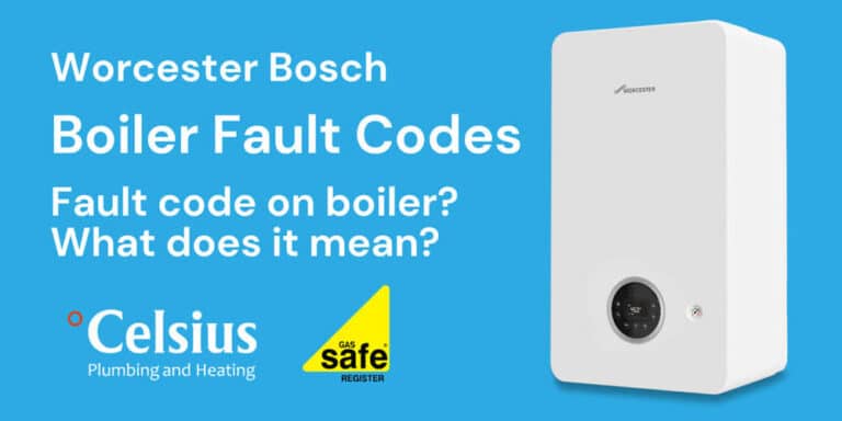 Worcester boiler fault codes - what do they mean? Celsius