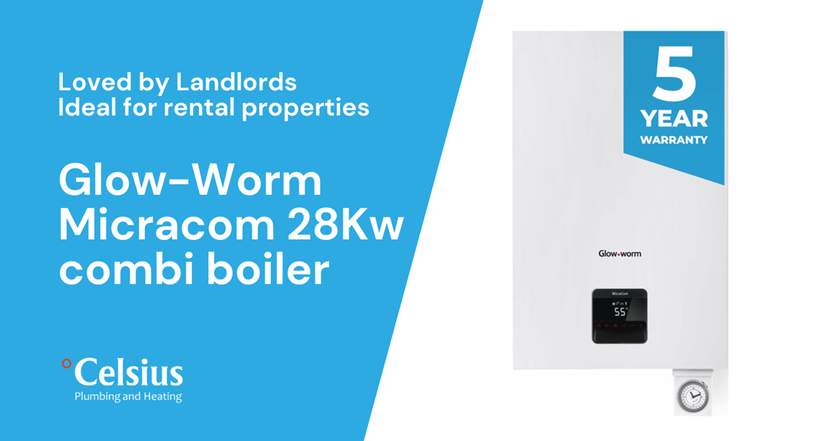 Glow-Worm Micracom 28Kw combi boiler from Celsius Plumbers