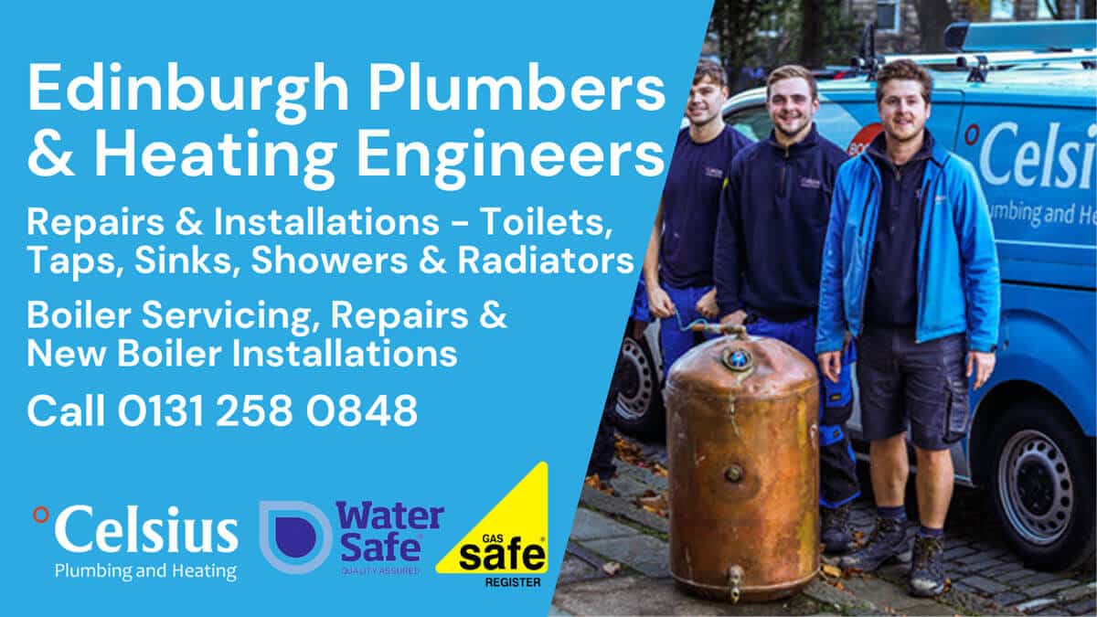 Contact Celsius Plumbing and Heating in Edinburgh